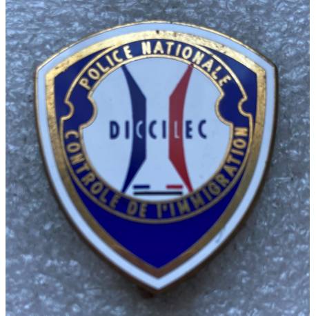 DICCILEC Police Nationale Contrôle de l'Immigration 40mm