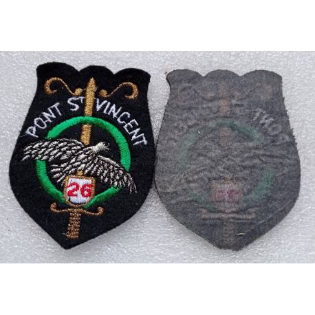 Centre d'Entrainement Commando du 26e RI PONT ST VINCENT écu fantaisie