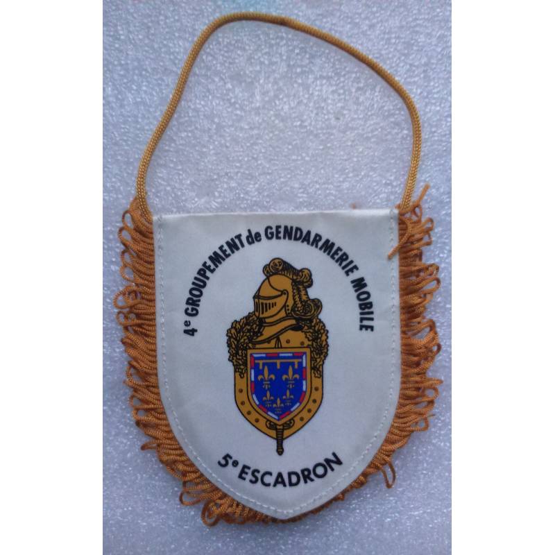 Fanion du 4e Groupement de Gendarmerie Mobile - 5e Escadron